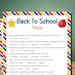 Back to School Trivia Game Back to School Games Printable Games First ...