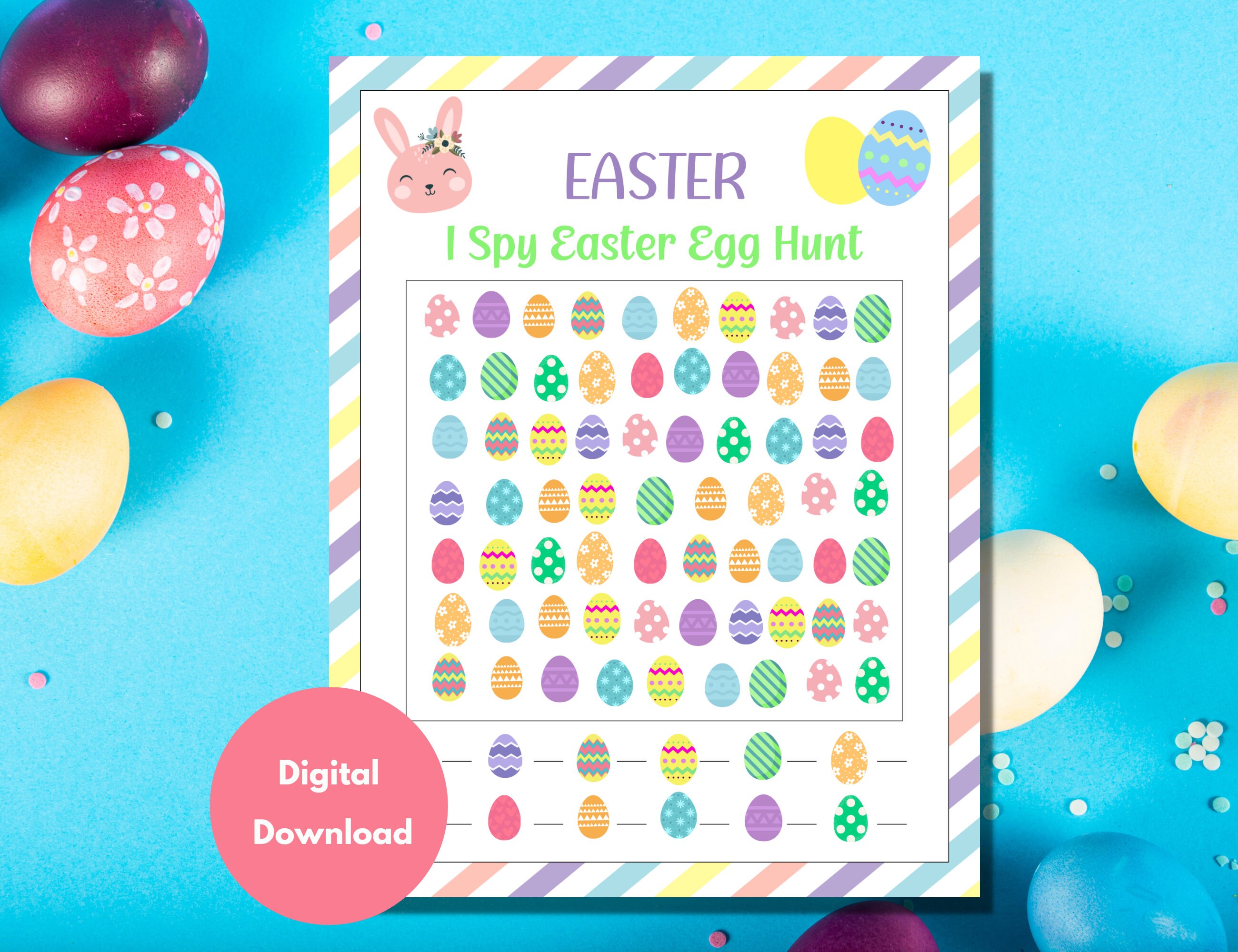 Easter I Spy Game | Easter Egg Hunt | Look and Find Game | Printable ...
