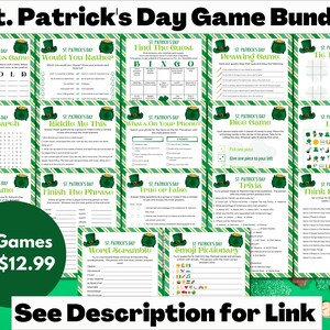 St Patrick's Day Find the Guest Bingo, Ice Breaker Game, Mix & Mingle ...
