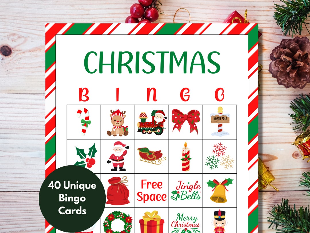 Christmas Bingo | Christmas Party Games | Christmas Games | Family ...
