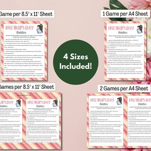 Mothers Day Riddles | Mothers Day Riddle Me This | Mothers Day Games ...