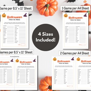 Halloween Finish the Phrase | Fill in the Blank | Halloween Games ...