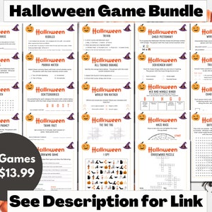 Halloween Phobia Match Halloween Games Party Games Family Games ...