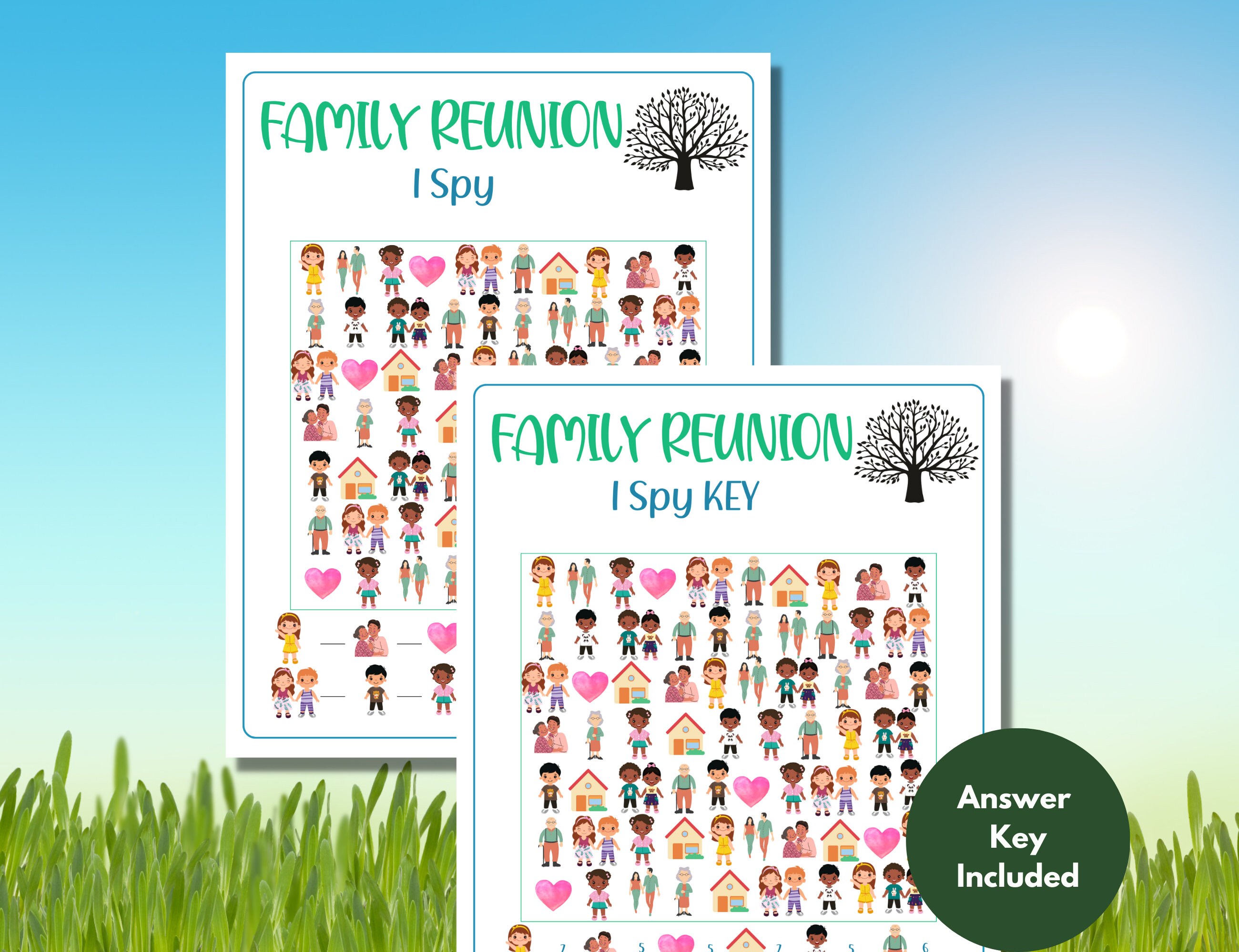 Family Reunion I Spy Game | Look and Find Game | Family Reunion Games ...