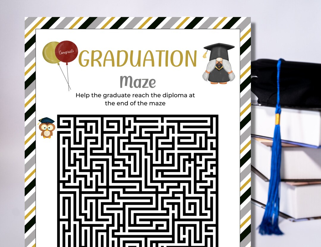 Graduation Maze Game | Kids Maze Game | 2024 Graduation Games ...