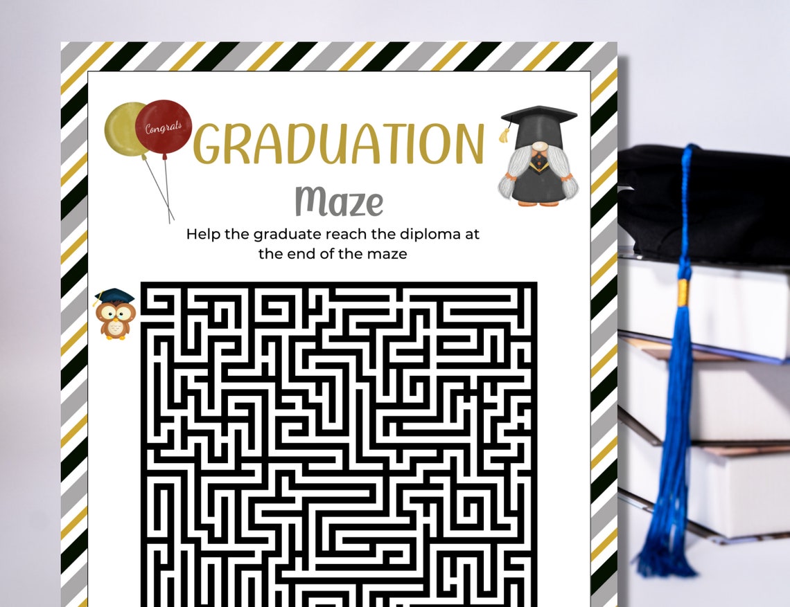 Graduation Maze Game | Kids Maze Game | 2024 Graduation Games ...