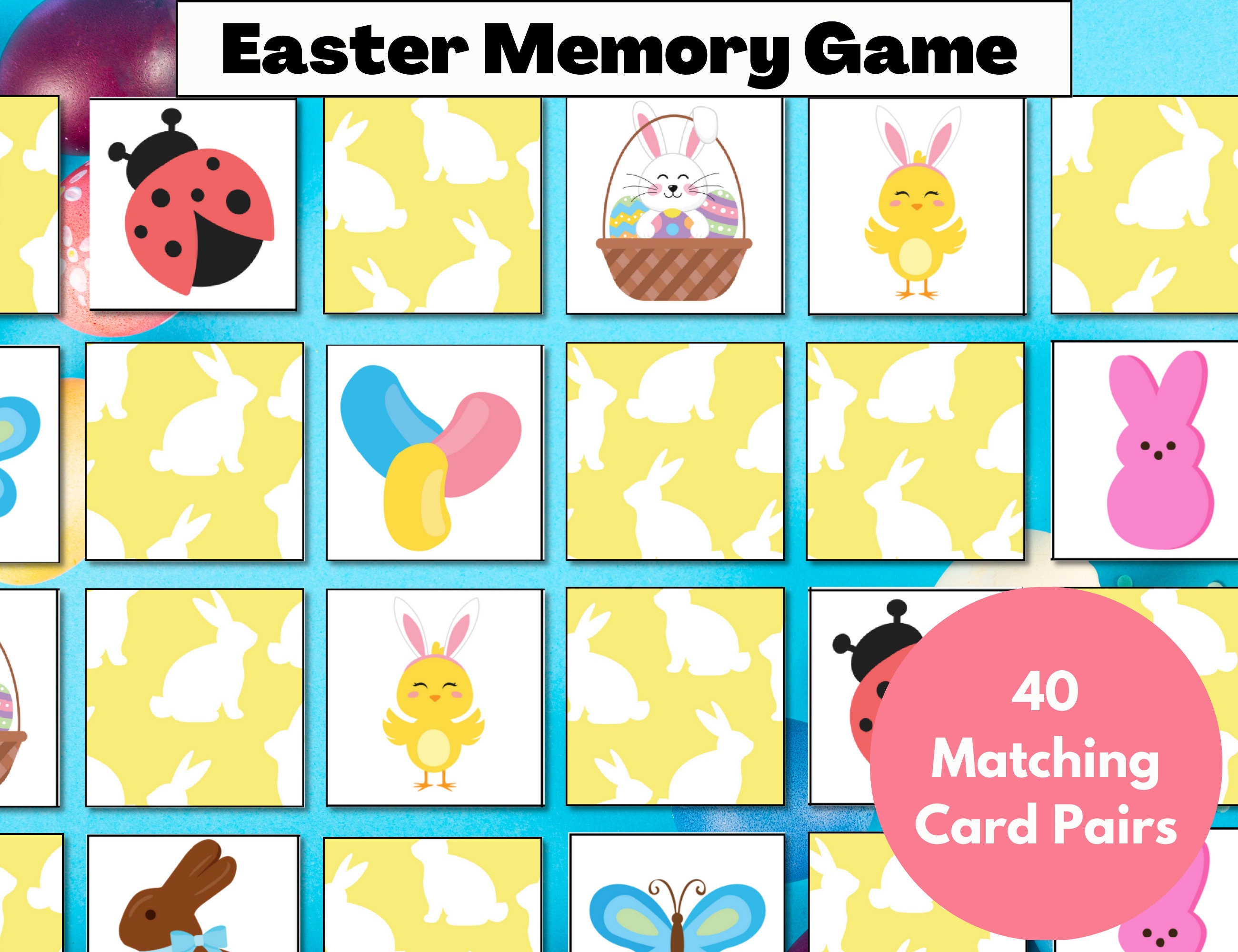 Easter Memory Game | Easter Matching Game | Easter Classroom Games ...