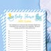 Baby ABC Game | Baby Items Game | Printable Baby Shower Games | Party ...