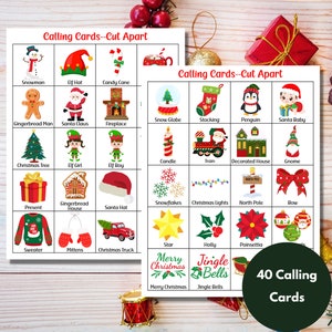 Christmas Bingo | Christmas Party Games | Christmas Games | Family ...