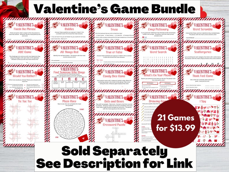 Valentines Day Think Fast Game | Valentines Day Games | Valentines ...