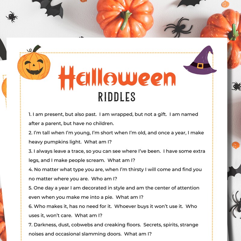 Riddle Me This Halloween - Etsy