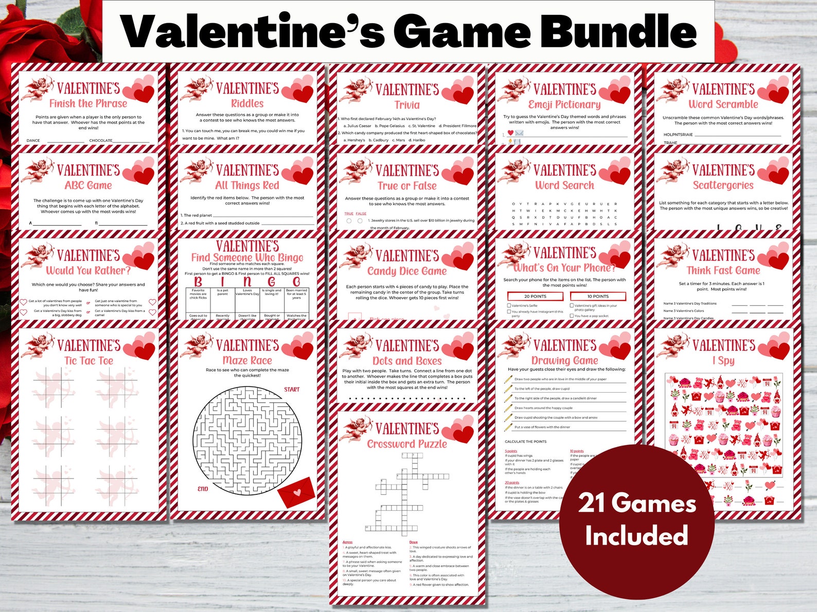 Valentines Games | Valentines Day | Valentines Party Games | Valentines ...