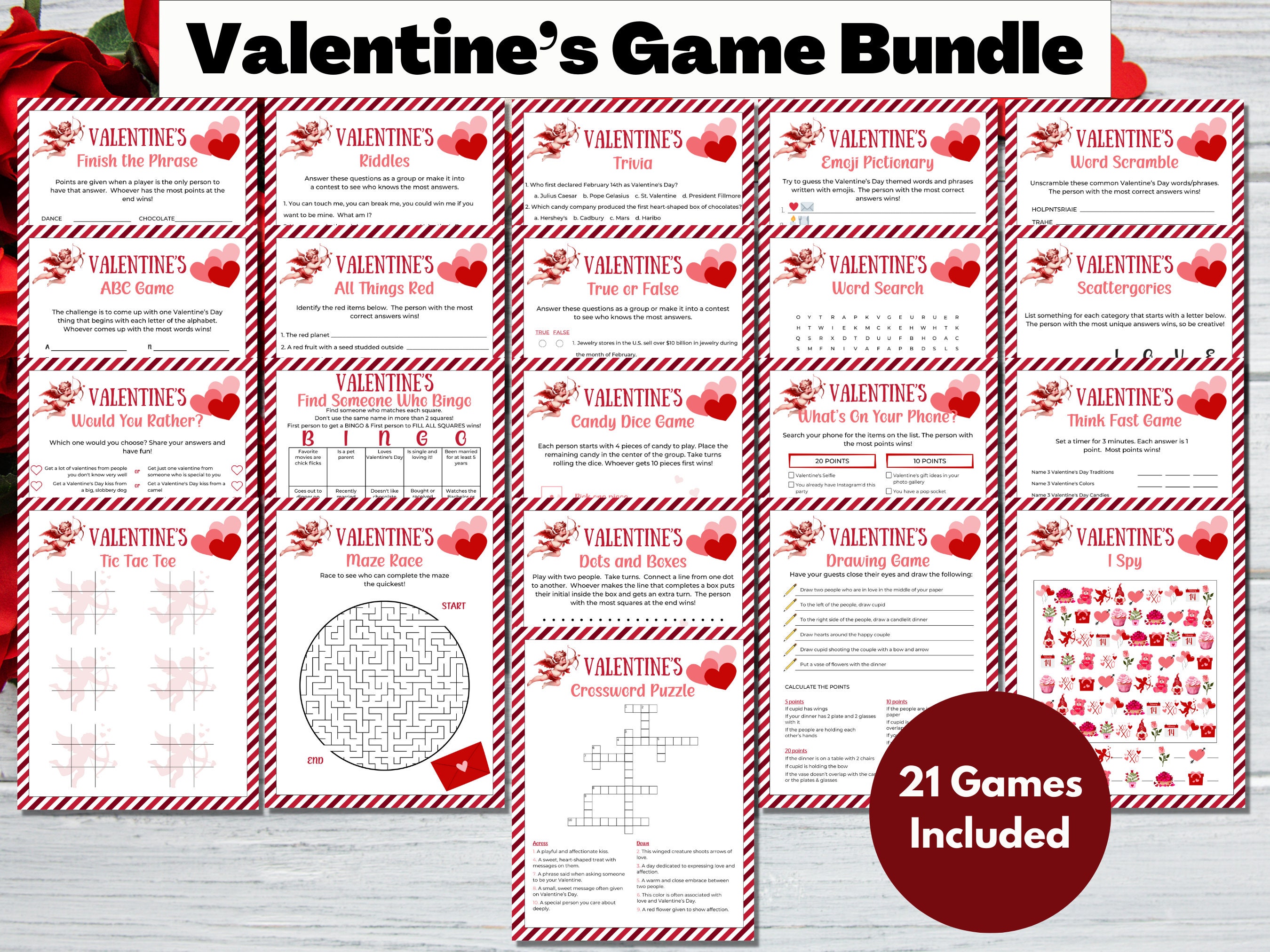 Valentines Games | Valentines Day | Valentines Party Games | Valentines ...