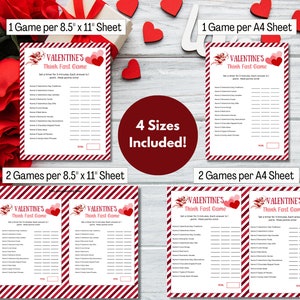 Valentines Day Think Fast Game | Valentines Day Games | Valentines ...