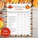 Thanksgiving Scattergories Game Thanksgiving Word Game Thanksgiving ...