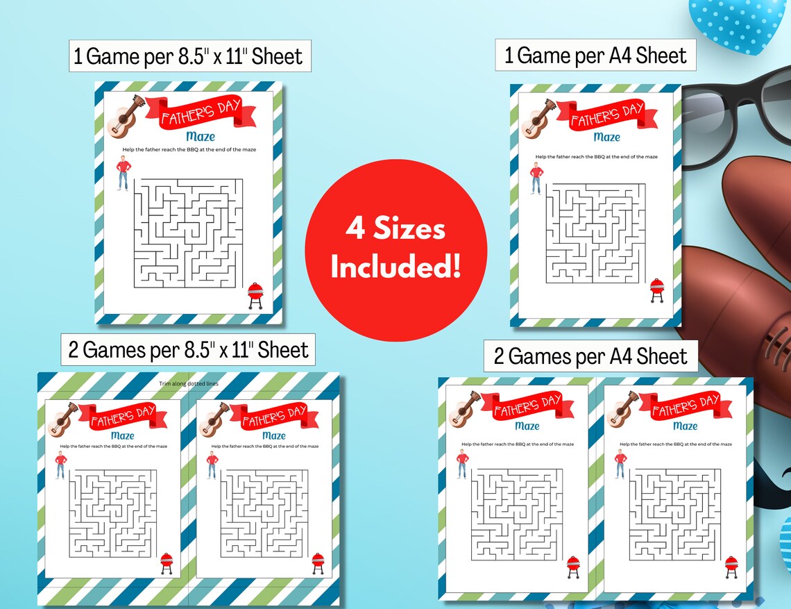 Fathers Day Maze Game | Kids Maze Game | Fathers Day Games | Family ...