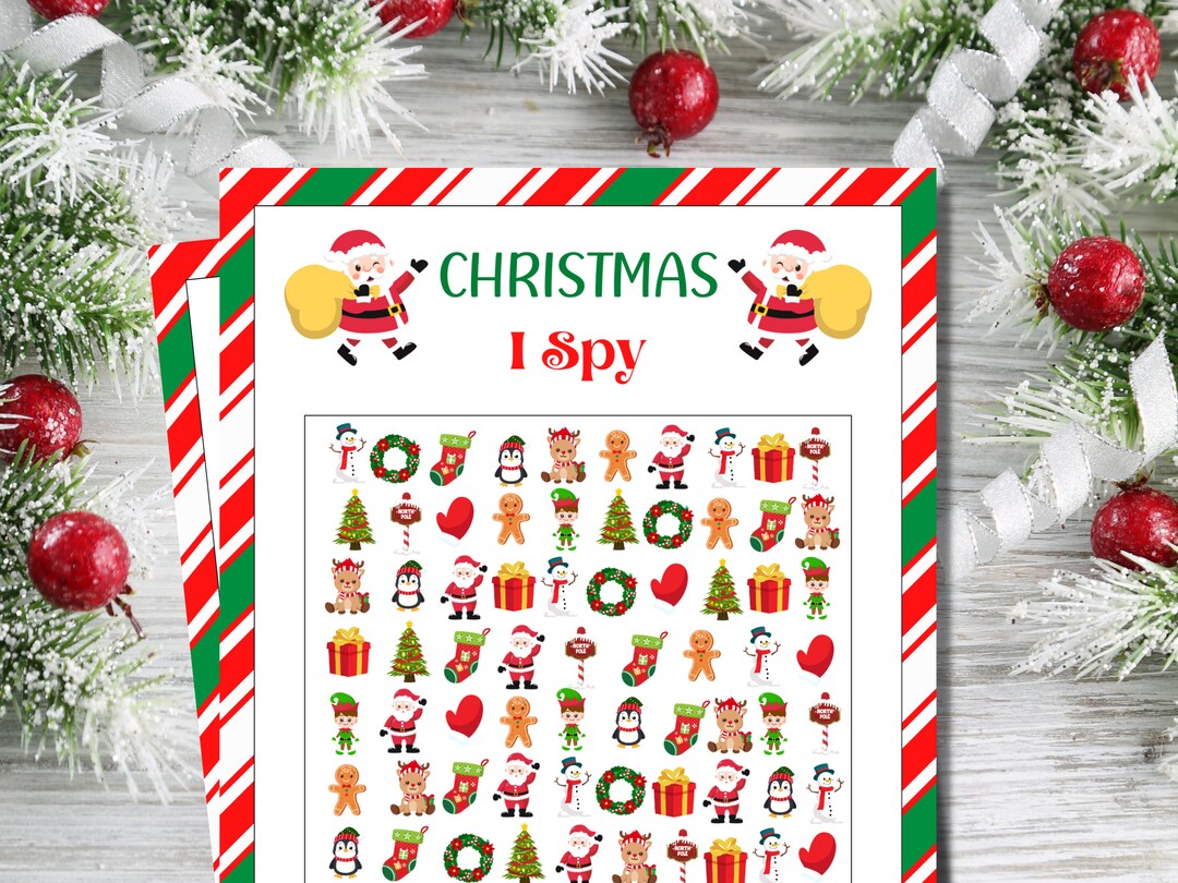 Christmas I Spy Game | Look and Find Game | Christmas Games | Kids ...