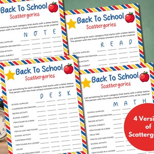 Back to School Games Bundle | Back to School Icebreakers | Printable ...