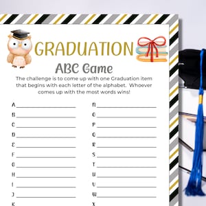 Graduation ABC Game | A-Z Race Game | Graduation Alphabet Game | 2024 ...