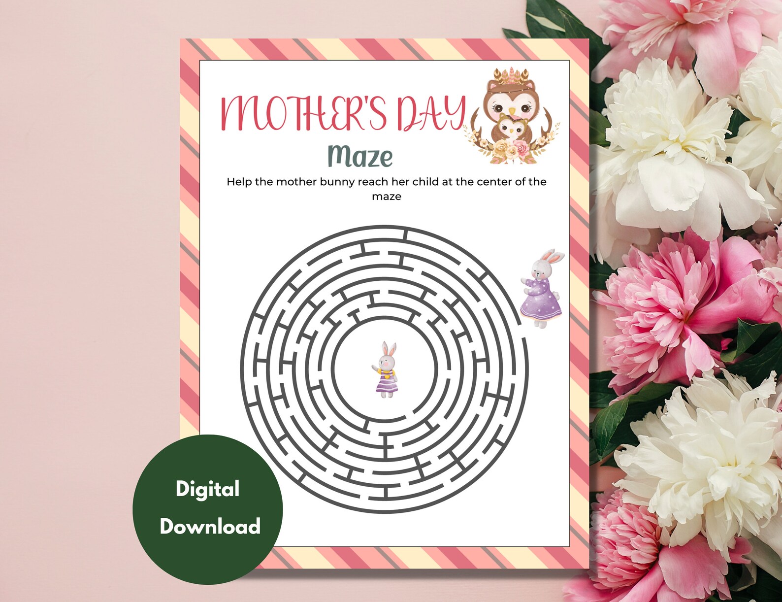 Mothers Day Maze Game | Kids Maze Game | Mothers Day Games | Family ...