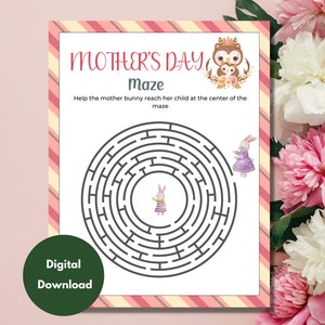 Mothers Day Maze Game | Kids Maze Game | Mothers Day Games | Family ...