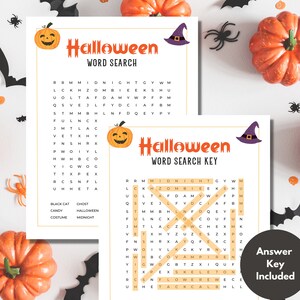 Halloween Word Search | Halloween Word Puzzle | Halloween Games | Party ...