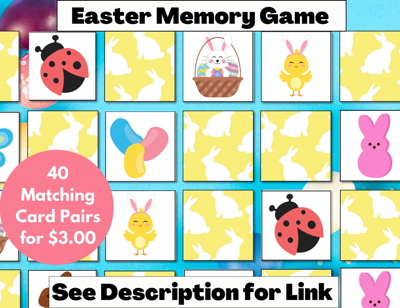 Easter Scattergories Game | Easter Word Game | Printable Easter Games ...