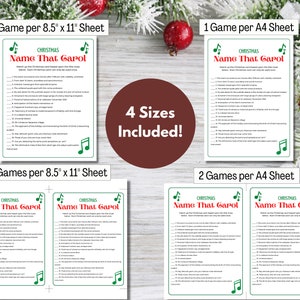 Christmas Games, Christmas Name That Carol, Christmas Song Game ...