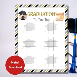 Graduation Tic Tac Toe Game | Kids Graduation Games | 2024 Graduation ...