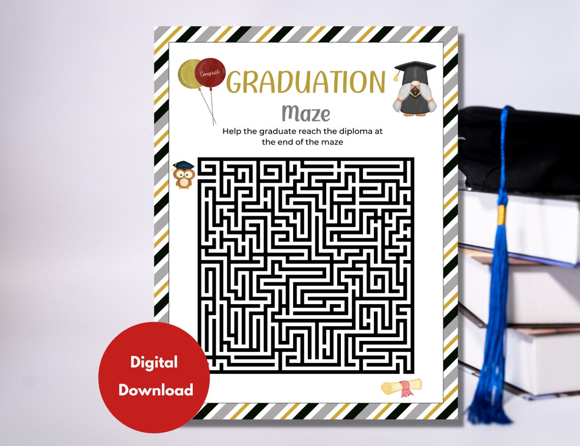 Graduation Maze Game | Kids Maze Game | 2026 Graduation Games ...