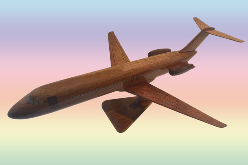 Mcdonnell Douglas DC-9. Mahogany Model - Etsy Canada
