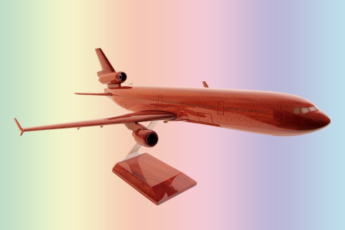 Mcdonnell Douglas MD-11 Model Handcrafted - Etsy