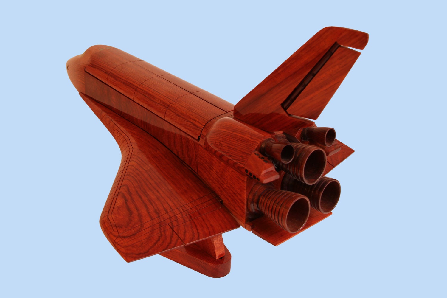 Space Shuttle. wooden Handcrafted model wood Gift | Etsy