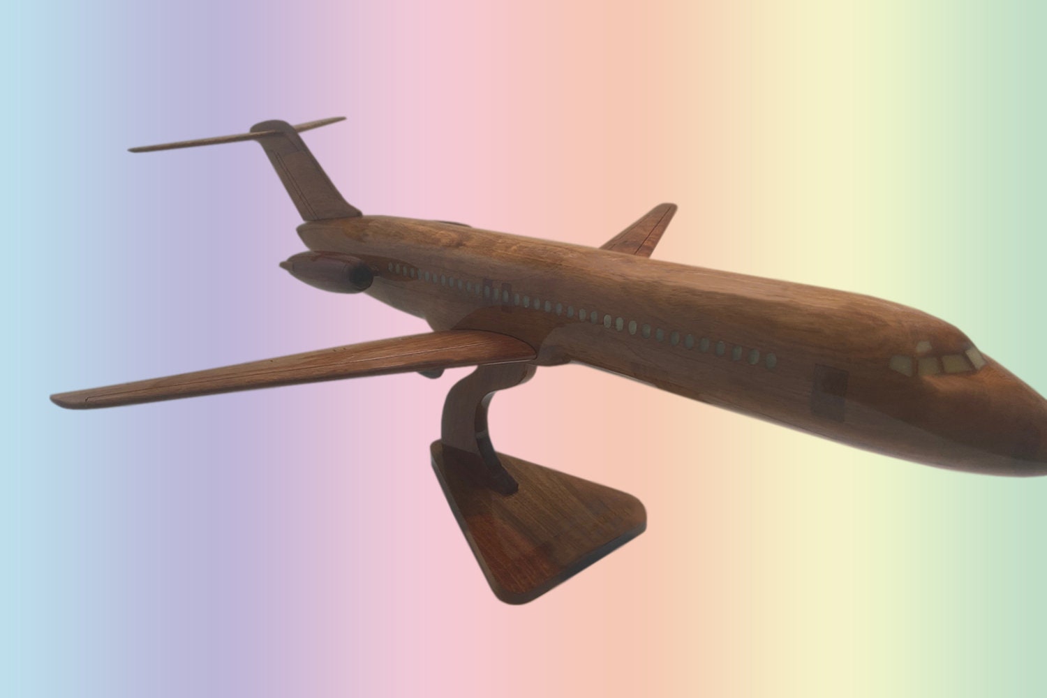 Mcdonnell Douglas DC-9. Mahogany Model - Etsy Canada