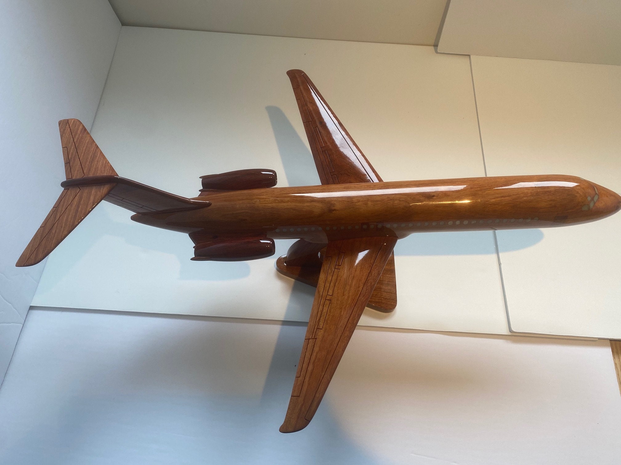 Mcdonnell Douglas DC-9. Mahogany Model - Etsy Canada