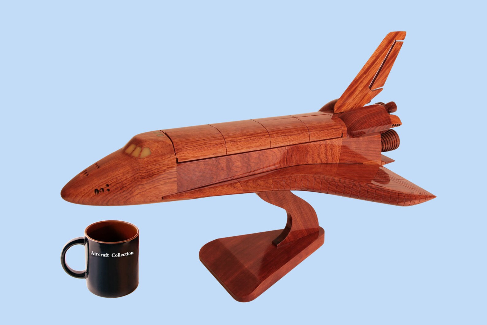 Space Shuttle. wooden Handcrafted model wood Gift | Etsy