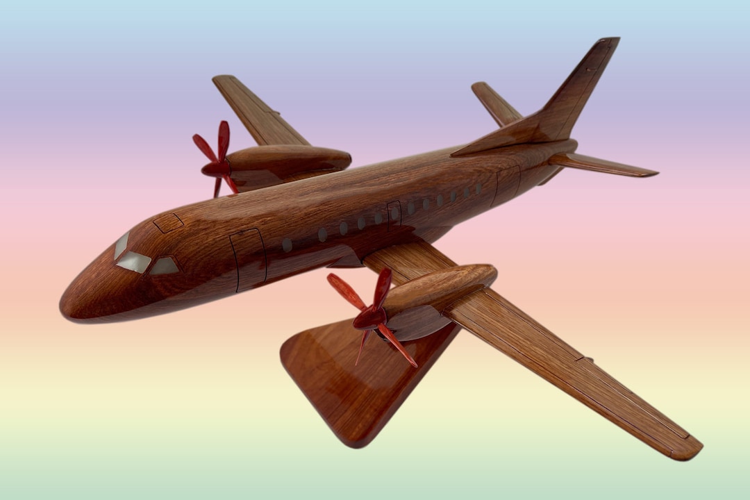 SAAB 340 Mahogany Model - Etsy