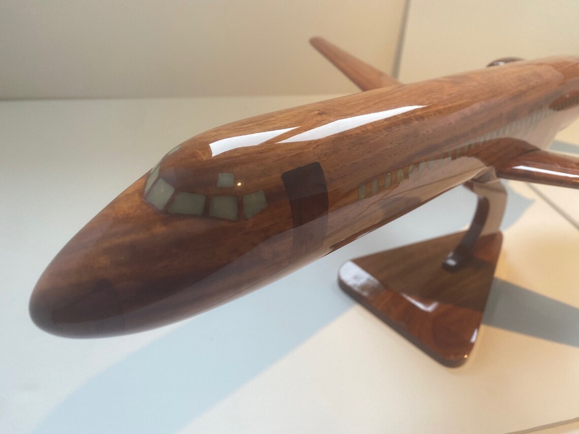 Mcdonnell Douglas DC-9. Mahogany Model - Etsy Canada