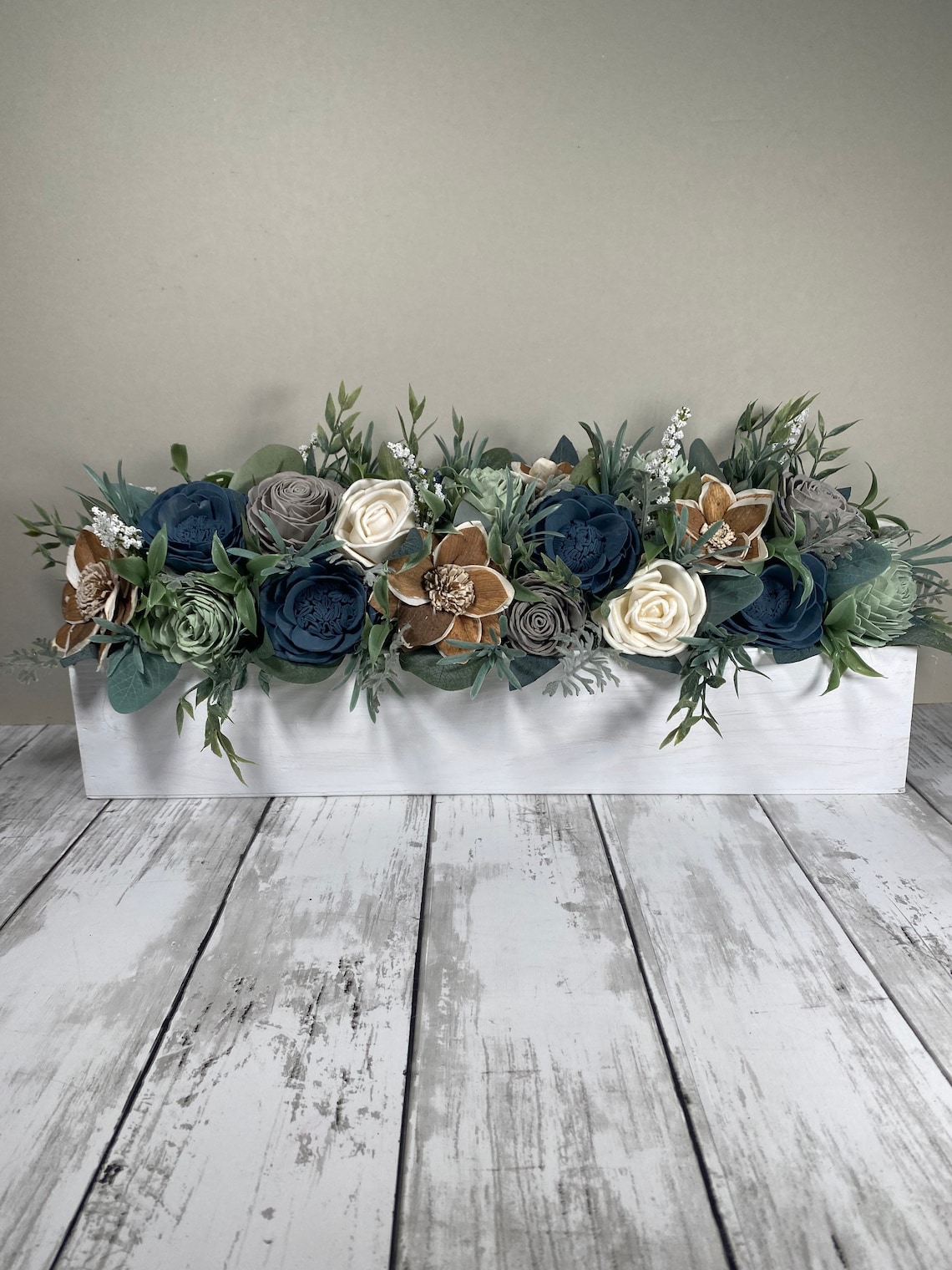 Personalized Wood Floral Arrangement / Eco Friendly Reusable | Etsy