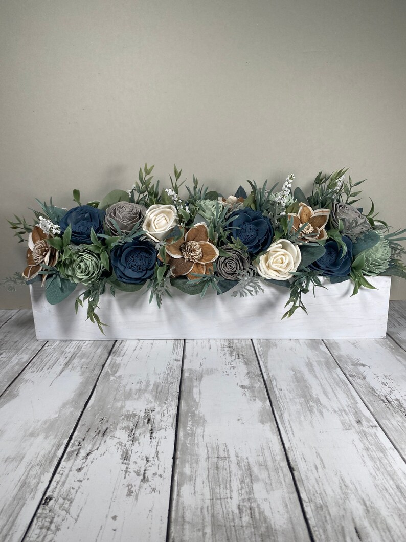 Personalized Wood Floral Arrangement / Eco Friendly Reusable | Etsy