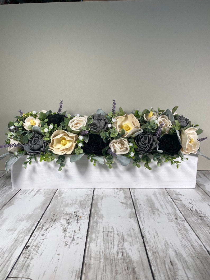 Personalized Wood Floral Arrangement / Eco Friendly Reusable | Etsy