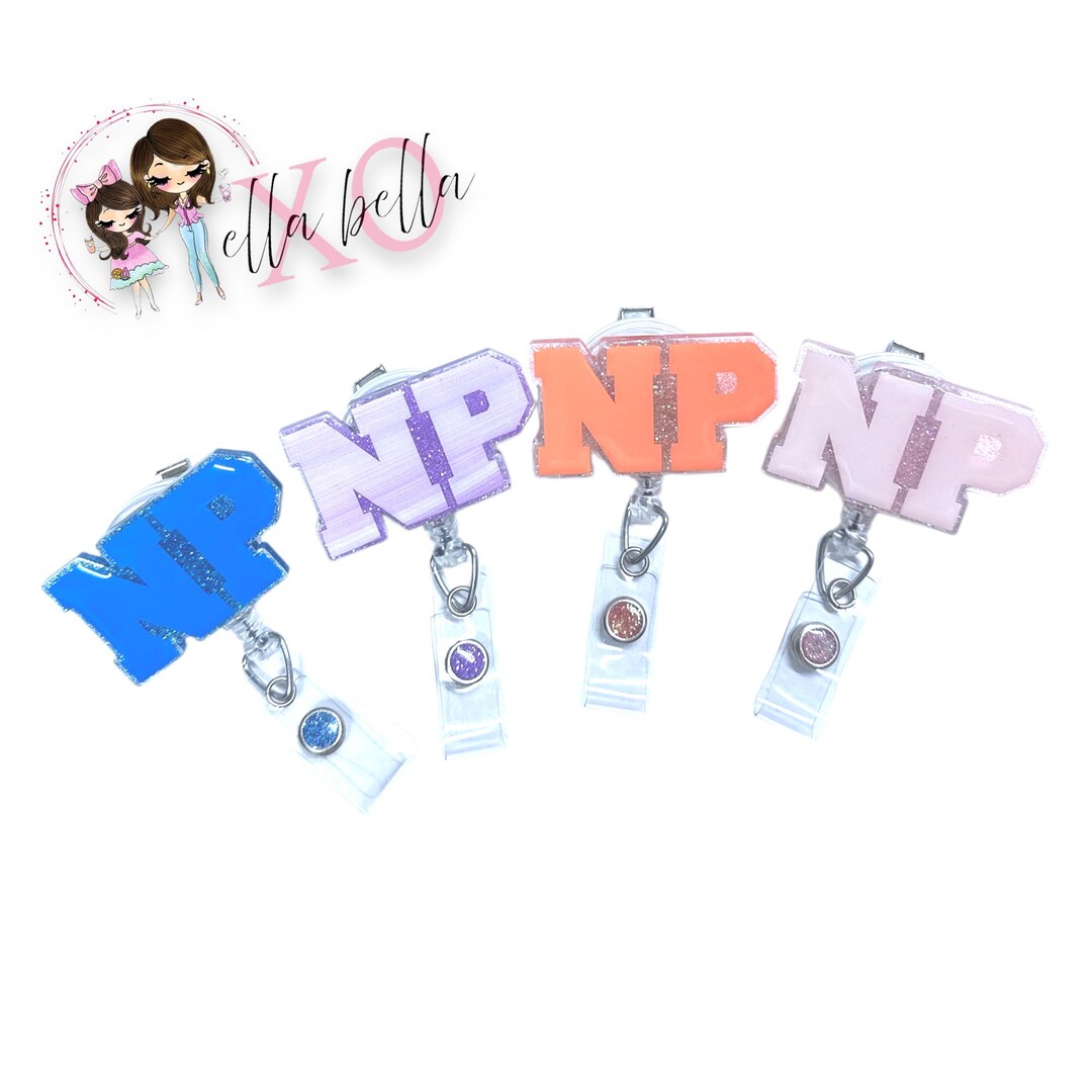 Np/nurse Practitioner/badge Reel/medical Gift/medical Office/np Badge ...