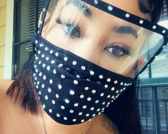 Blinged Out Mask - Etsy