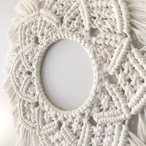 New Macrame Mandala Natural Color - Etsy