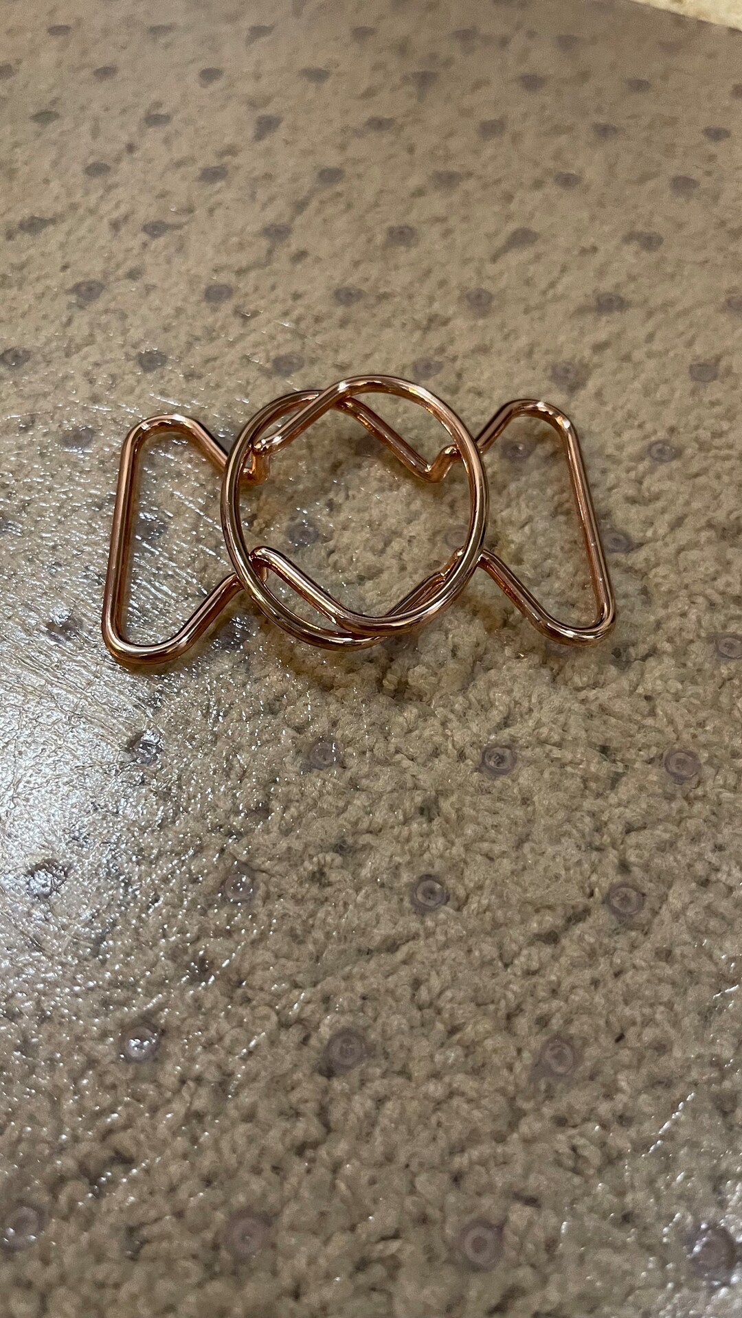 2” Rose Gold Circle Buckles - Make Your Own Belts - Etsy