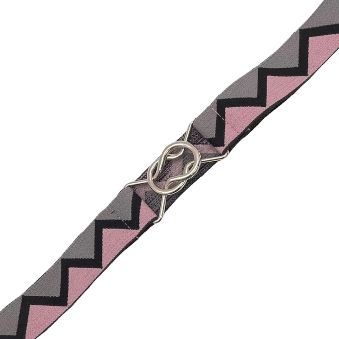 Skinnies 1” - Grey Pink Black Triangles Custom Elastic Stretch Skinny ...