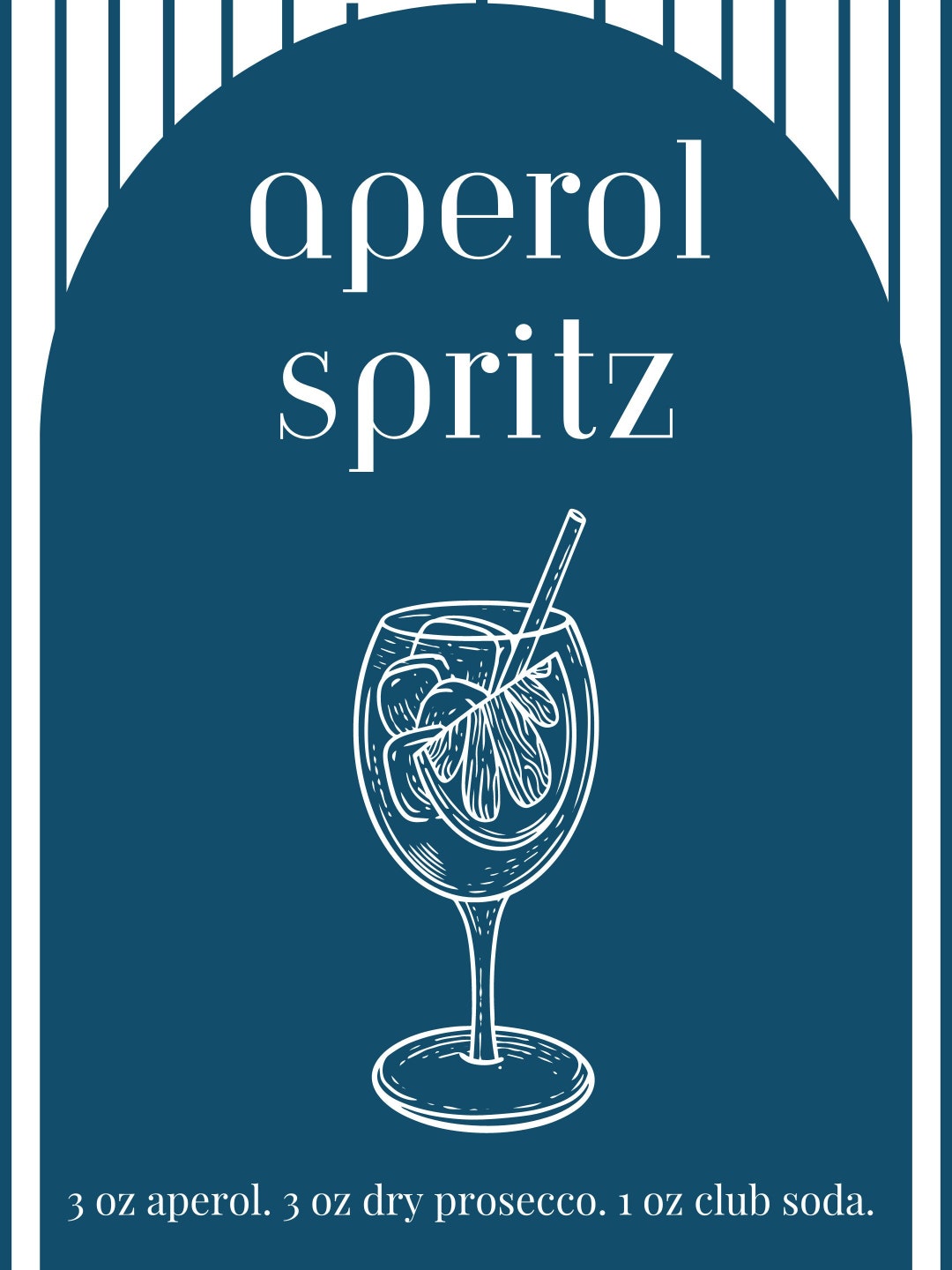 Aperol Spritz Cocktail Sign - Etsy