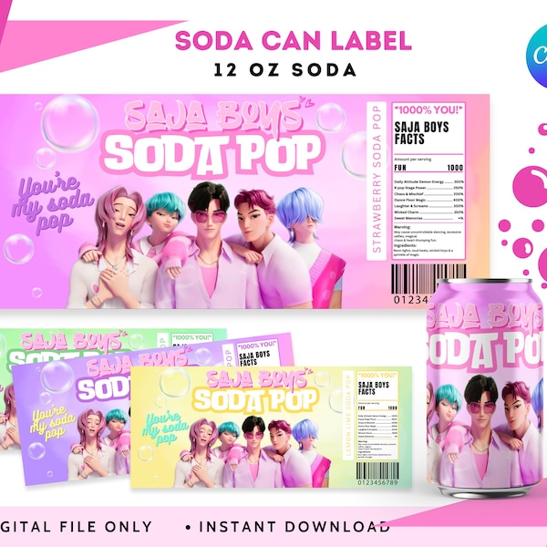 Saja Boys Soda Pop - Etsy