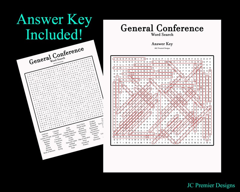 2024 General Conference Word Search Puzzle Game Downloadable to Print ...