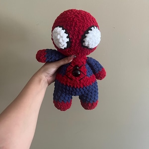 Red and Blue Spider Plushie - Etsy